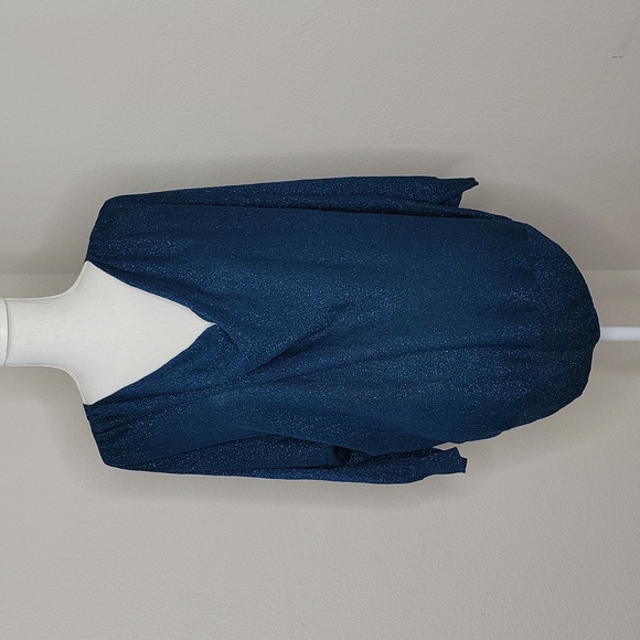 Elle | Sweaters | Elle Blue Green Shimmery Knit Sweater | Poshmark